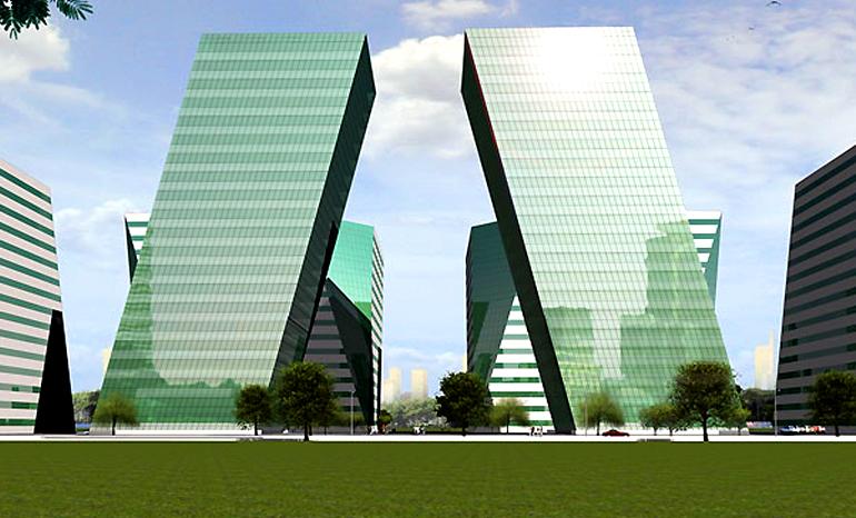 Navayuga Inspire - The Leaning Towers A in Serilingampally, Hyderabad ...