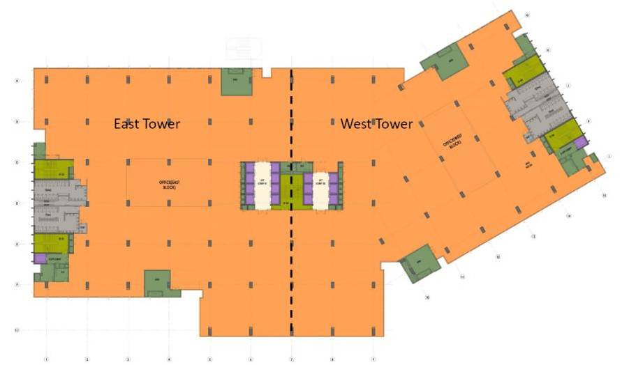 54748.26 Sq.Ft in Bagmane Solarium City - Neon - West Tower in ...