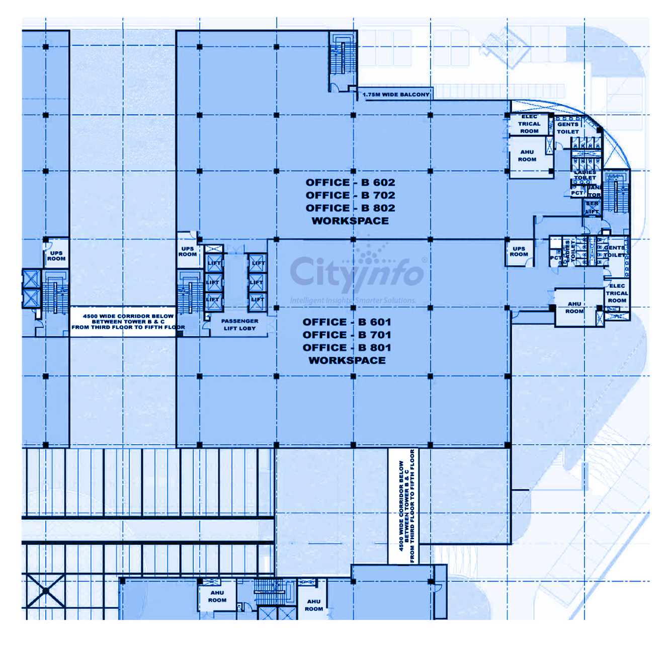 Part of Eighth Floor - 21314 Sq.Ft in RMZ Infinity - Tower B in Old ...