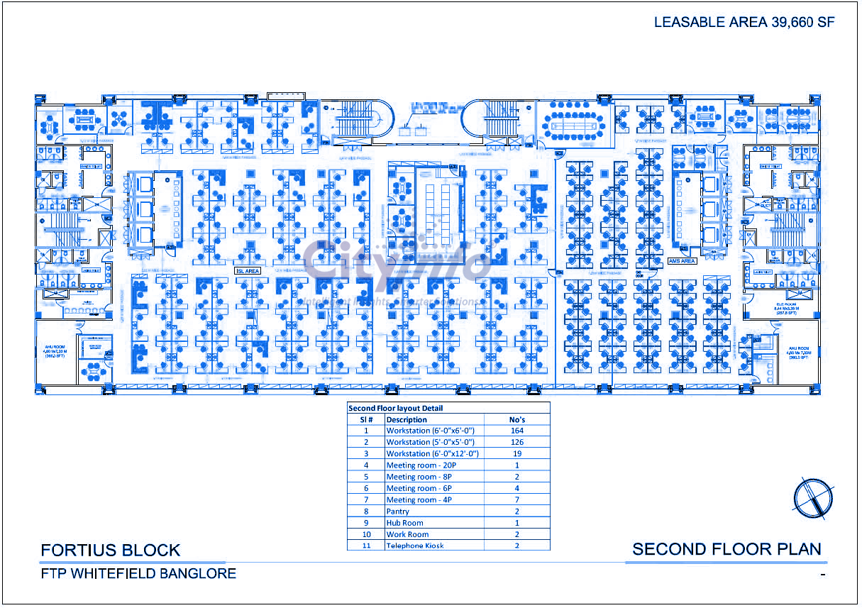 Second Floor - 39660 Sq.Ft in First Technology Place - Fortius in ...